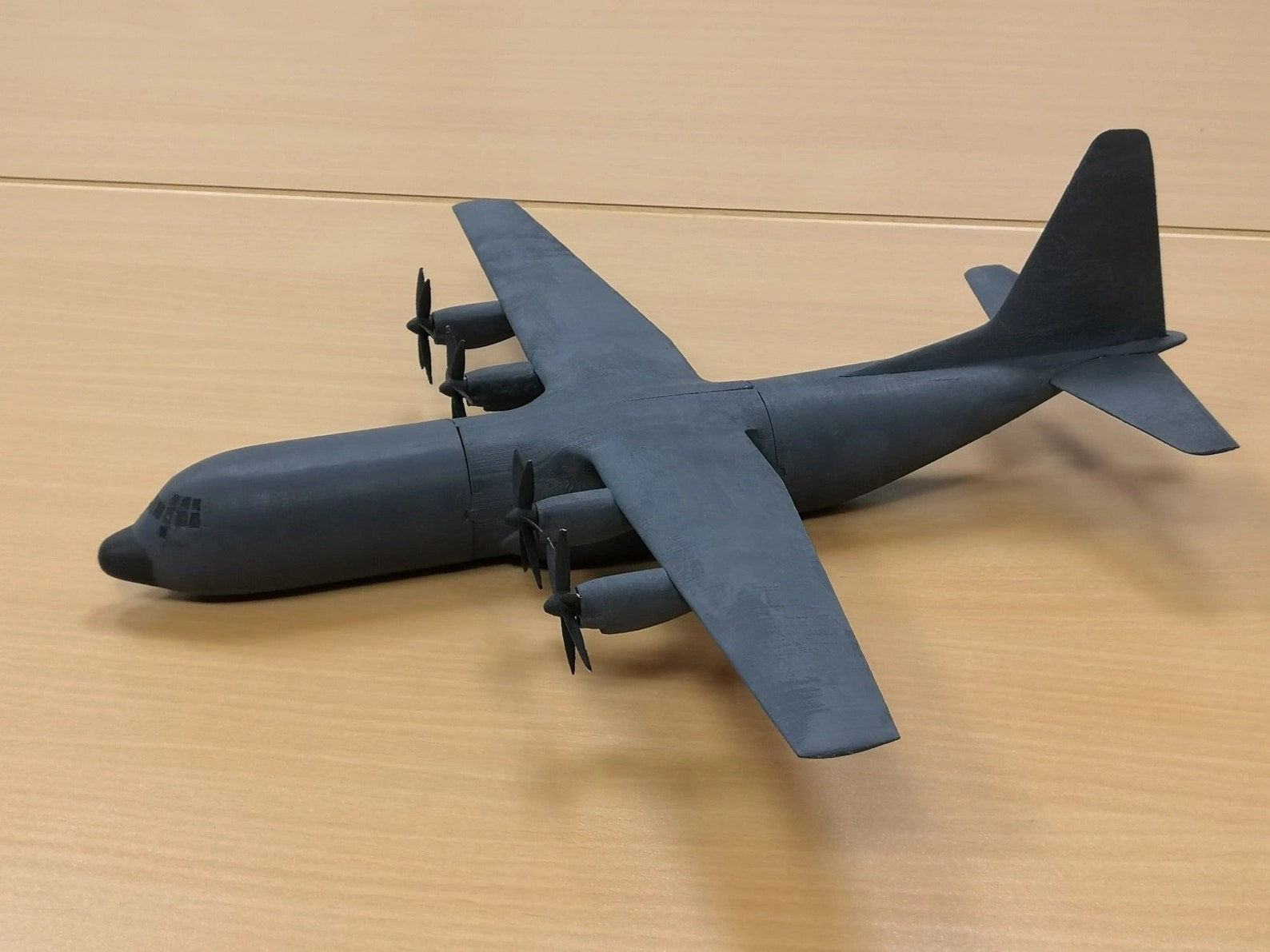 C-130 Hercules Model Kit DIY Glue & Paint Set, Detailed Military Cargo ...