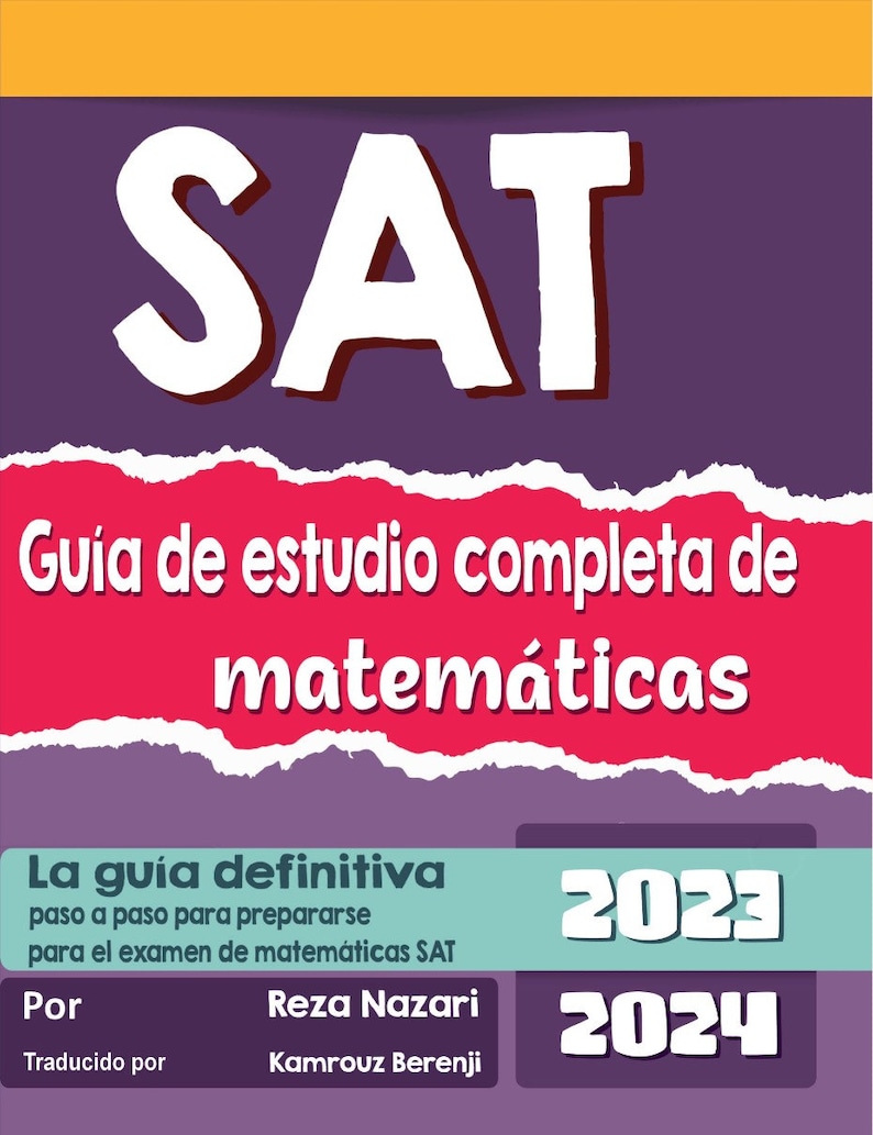 Guía De Estudio Completa De SAT Math - Etsy