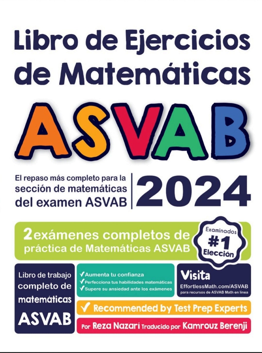 Libro De Ejercicios De Matemáticas ASVAB - Etsy
