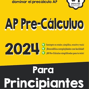 AP Pre-cálculuo PARA PRINCIPIANTES - Etsy