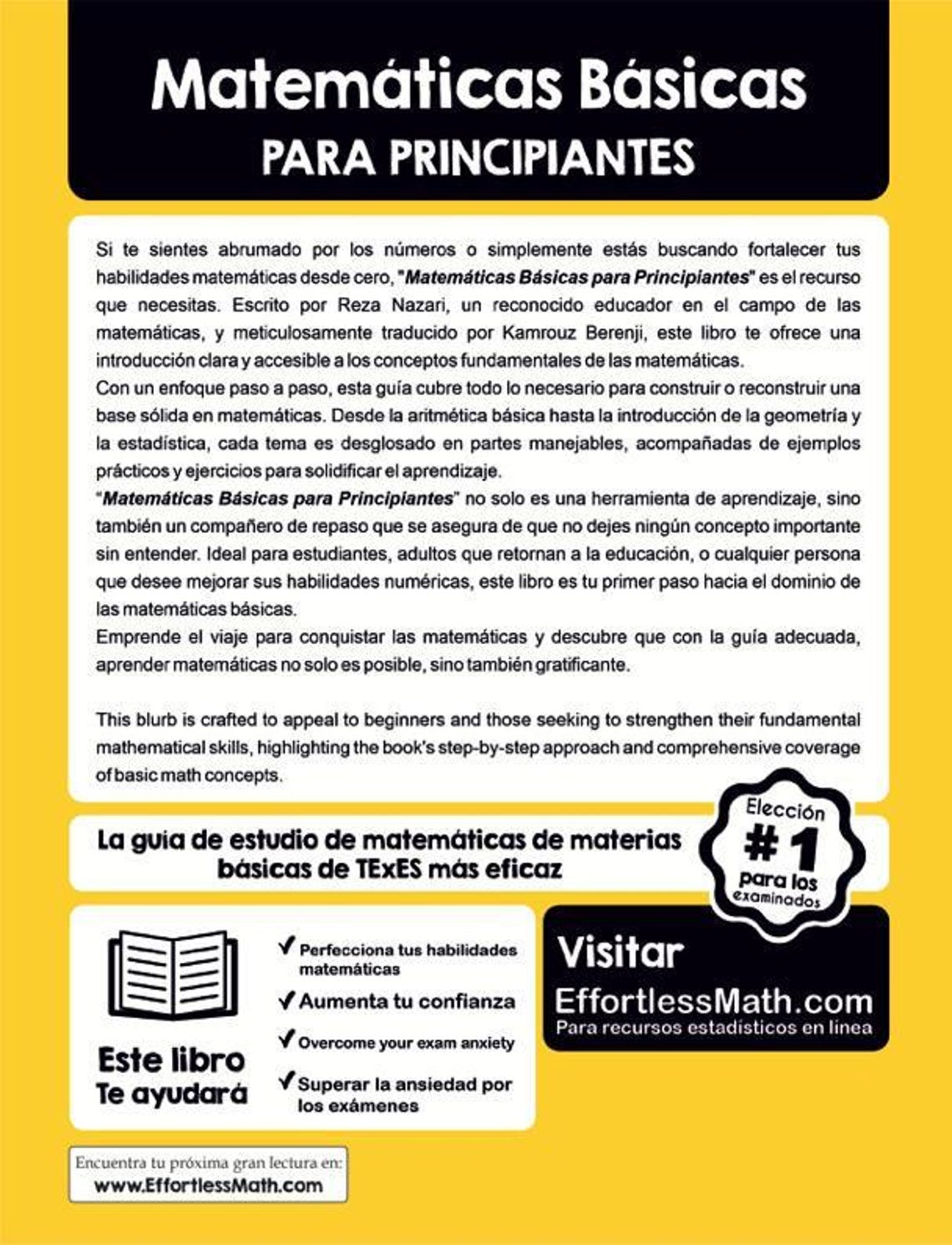 Matemáticas Básicas Para Principiantes - Etsy