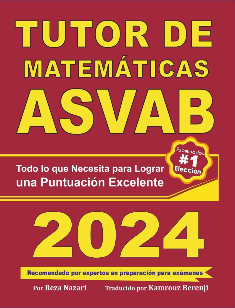 Tutor De MATEMÁTICAS ASVAB - Etsy