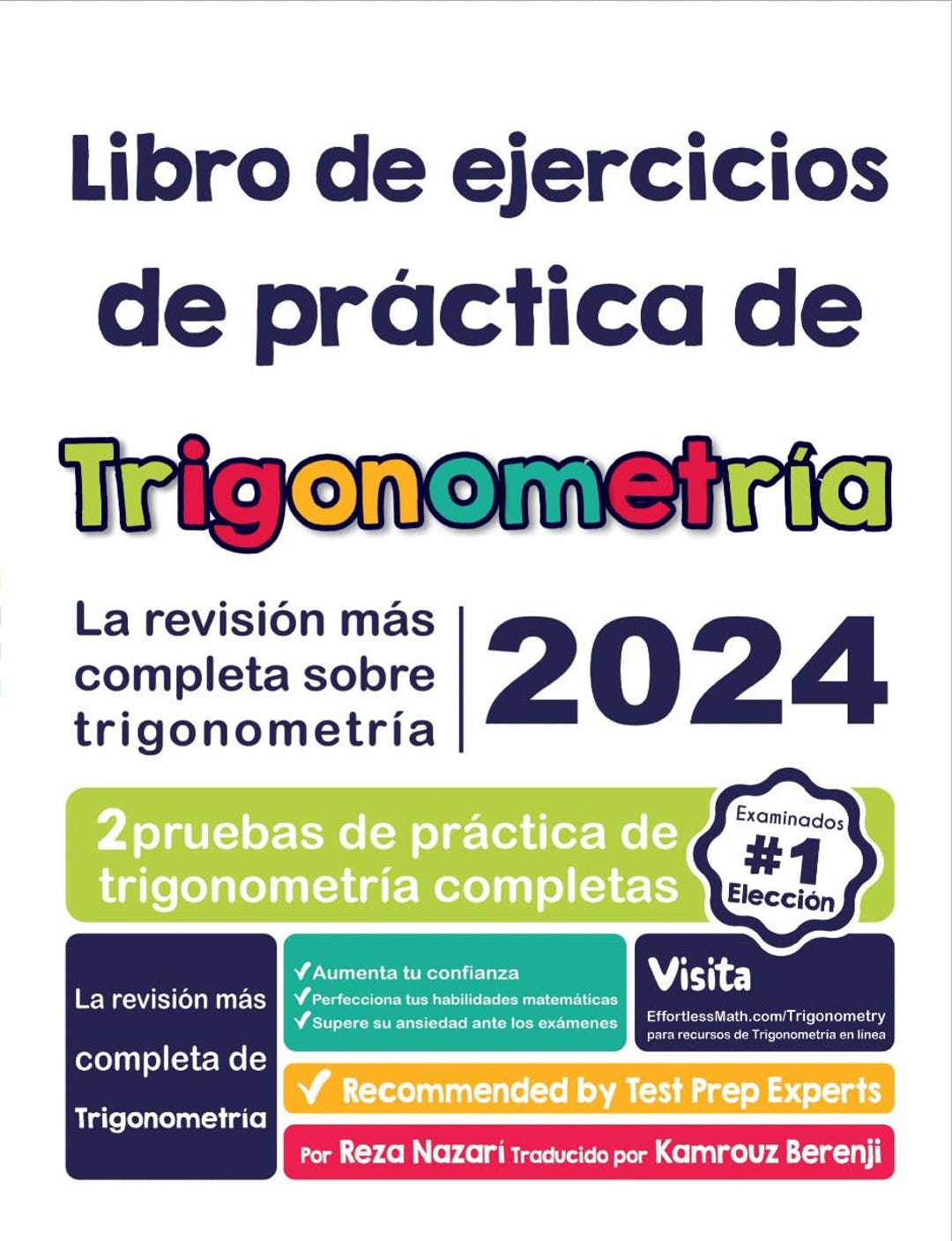 Libro De Ejercicios De Práctica De Trigonometría - Etsy