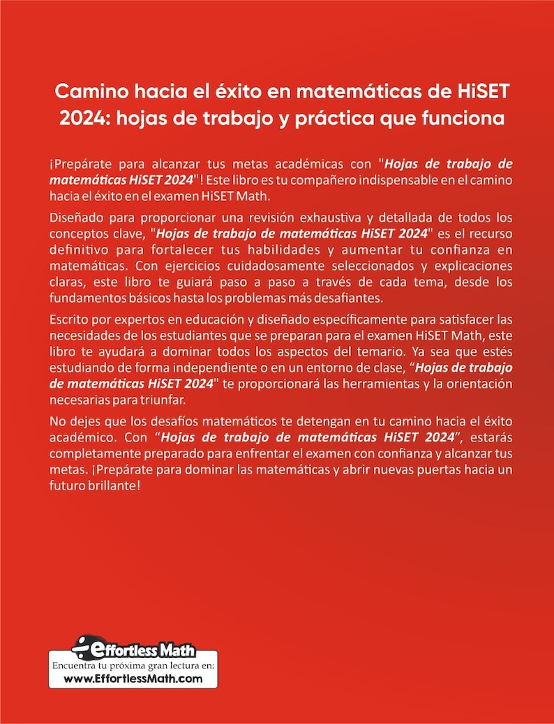 Hojas De Trabajo De Matemáticas Hiset - Etsy