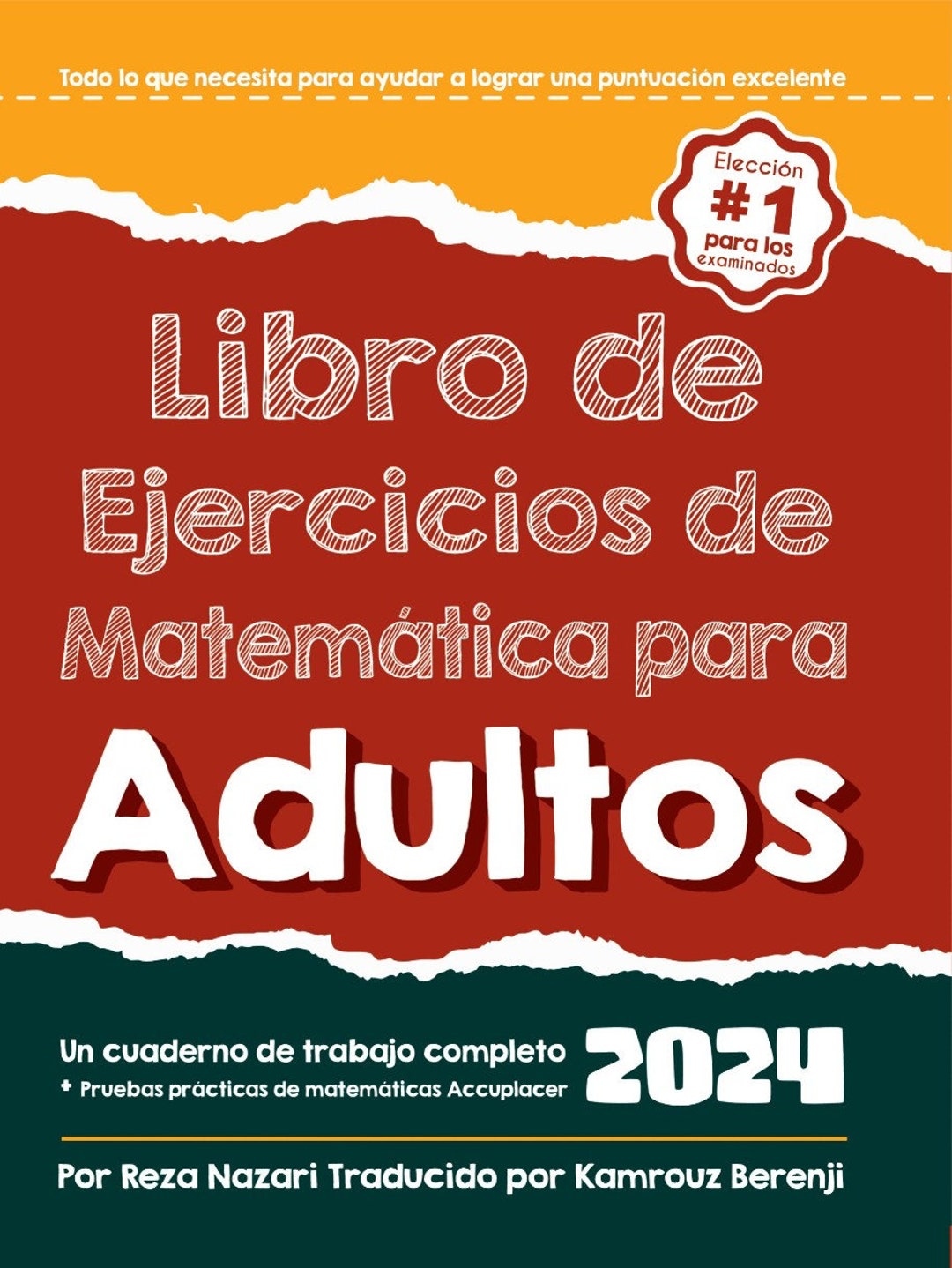 Libro De Ejercicios De Matemáticas Para Adultos - Etsy