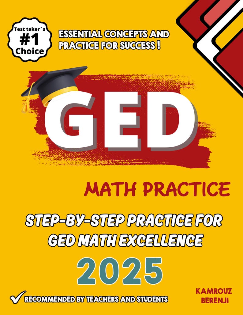 GED® MATH PRACTICE - Etsy