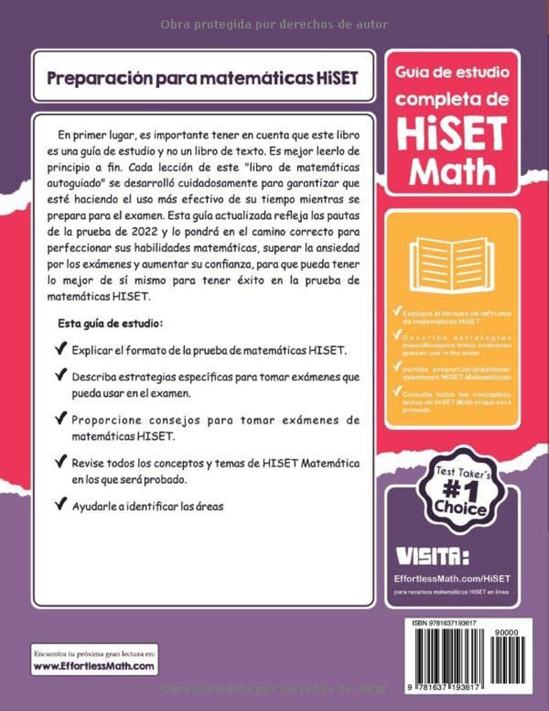 Guia De Estudio Completa De Hiset Math 2023-2024 - Etsy