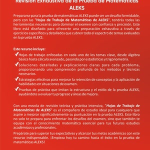 Guía De Estudio De Matemáticas ALEKS - Etsy