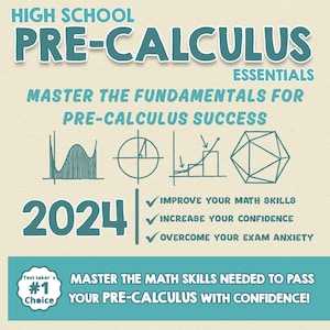 Pre-calculus: Your Guide to Mastering High School Mathematics - Etsy