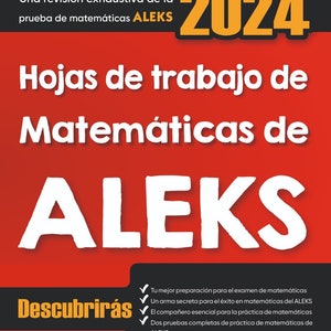 ALEKS Math Workbook: Spanish Edition - Etsy