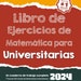 Libro De Ejercicios De Matemáticas Universitarias - Etsy