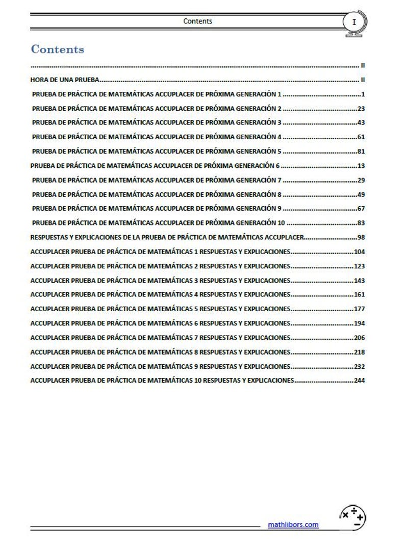 ACCUPLACER Mathe-Übungstests (spanische Ausgabe) - Etsy.de