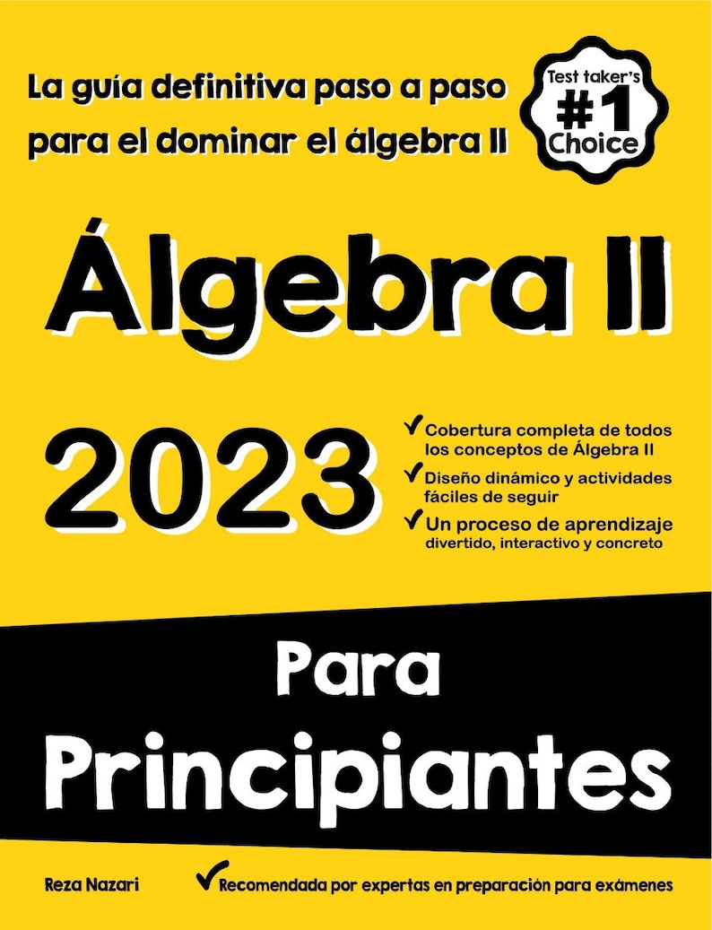 ÁLGEBRA PARA PRINCIPIANTES: La Guía Definitiva Paso a Paso Para El ...