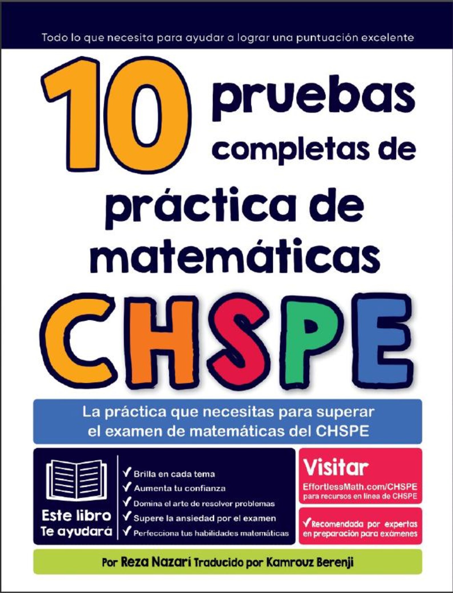 10 Pruebas Completas De Práctica De Matemáticas CHSPE - Etsy
