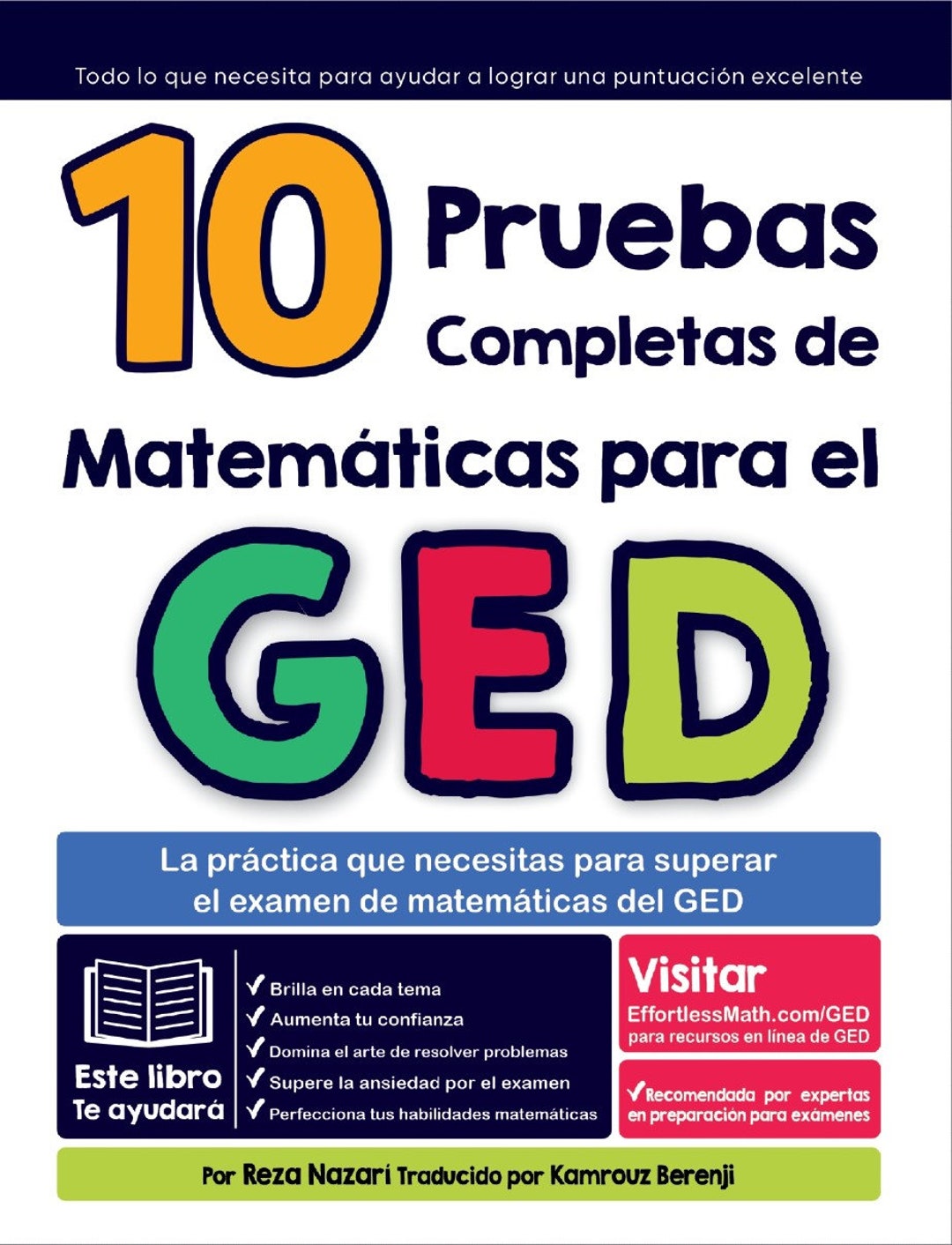 10 Pruebas Completas De Matemáticas Para El GED - Etsy