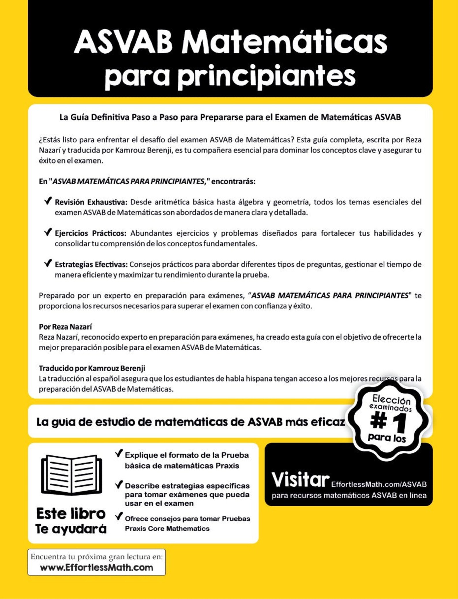 ASVAB Matemáticas Para Principiantes: La Guía Definitiva Paso a Paso ...