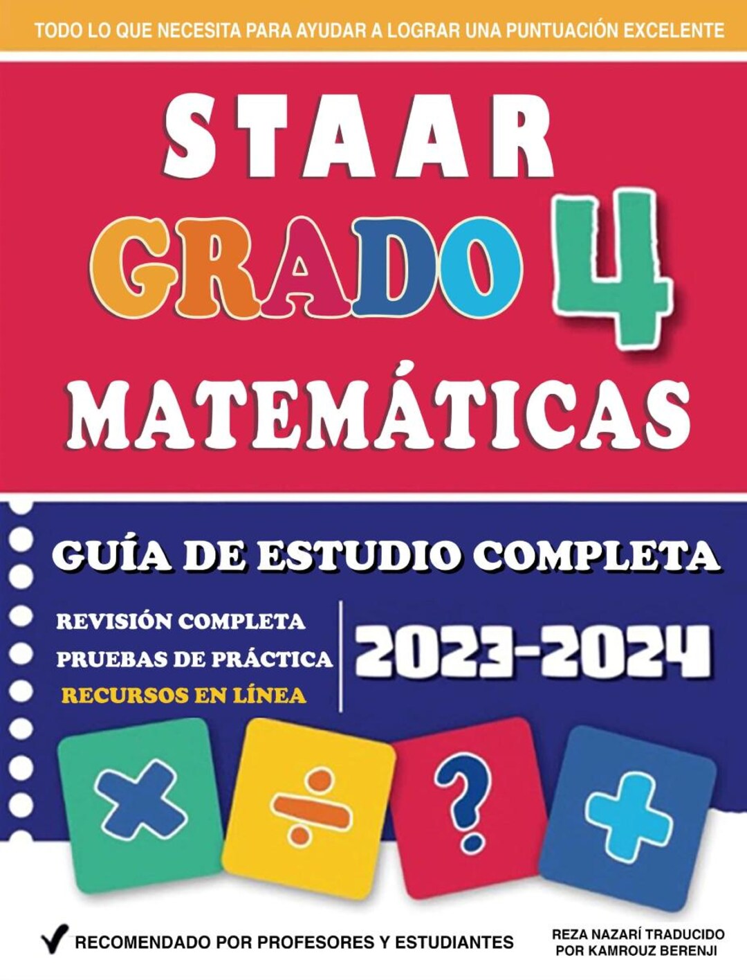 Guía De Estudio Completa De Matemáticas De STAAR Grado 4 - Etsy