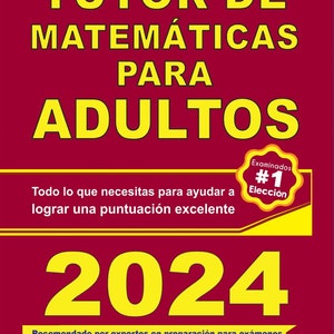 Tutor De Matemáticas Para Adultos - Etsy