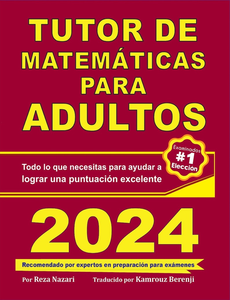 Tutor De Matemáticas Para Adultos - Etsy