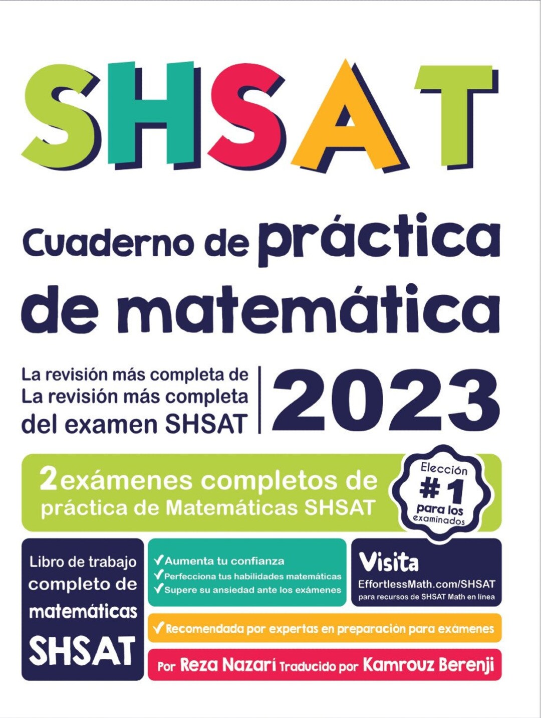 SHSAT Math Practice Workbook: Complete Review (spanish) - Etsy