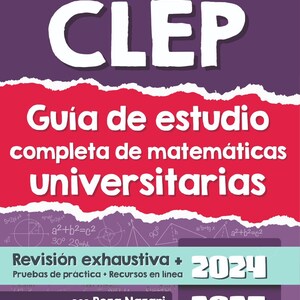 CLEP Guía De Estudio Completa De Matemáticas Universitarias: Revisión ...