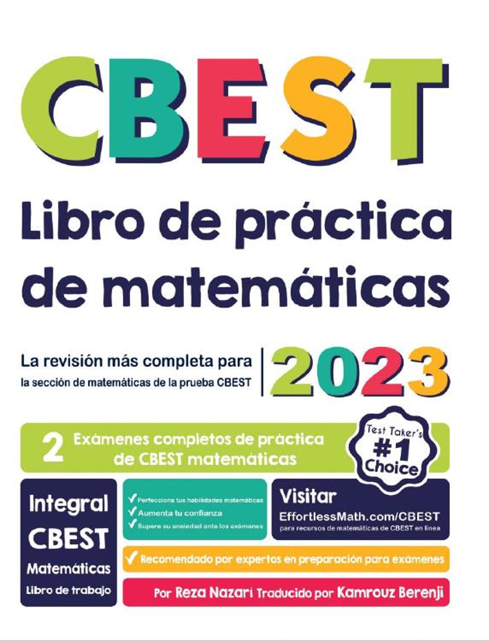 CBEST Libro De Práctica De Matemáticas 2023 - Etsy