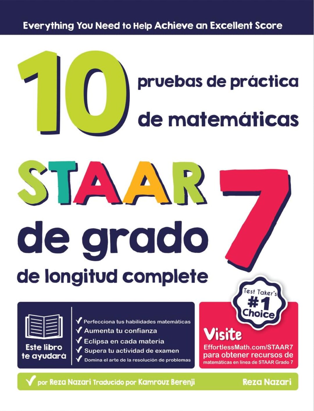 STAAR 7 Grado: 10 Pruebas Completas De Practica De Matemáticas - Etsy