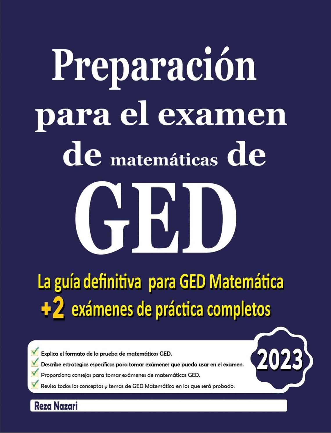 GED Math Exam Prep: Study Guide + 2 Practice Tests (spanish Edition) - Etsy