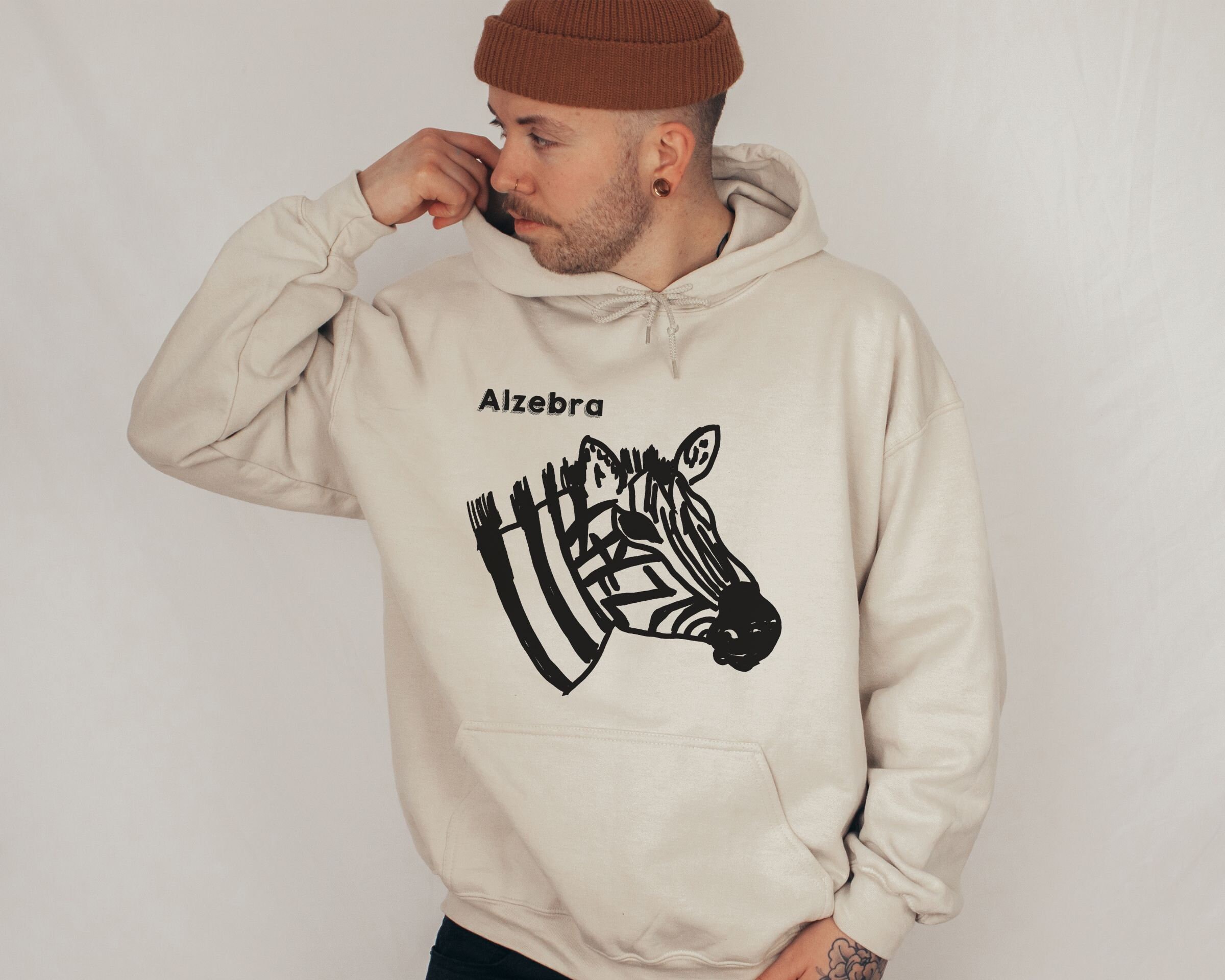 Alzebra Math Teacher Hoodie: Funny Zebra Pun - Etsy