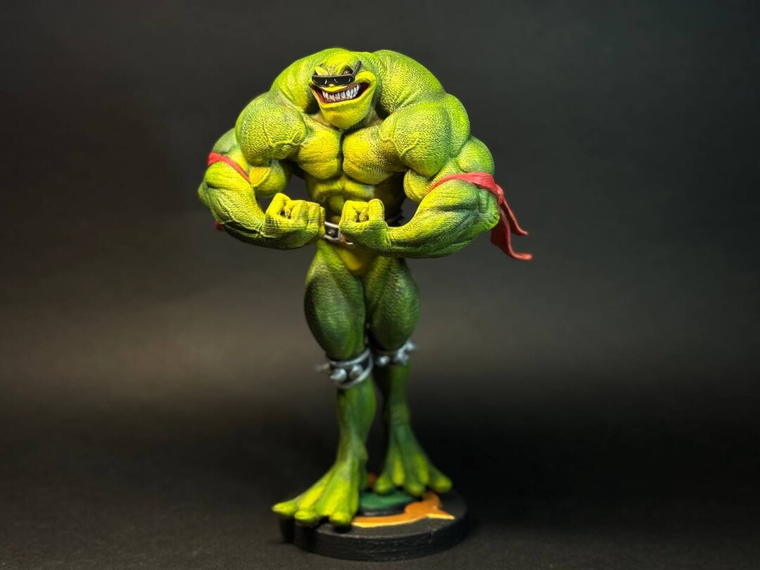 Rash Battletoads Figurine Unique Retro Collectible for Gamers and Fans ...