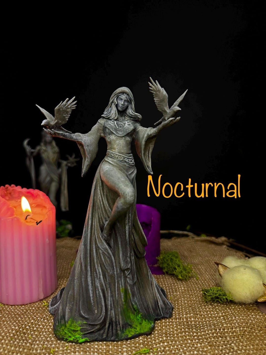 Nocturnal Lady of the Night, the Elder Scrolls Shrine Daedra Princes Skyrim, Oblivion, Figure ...