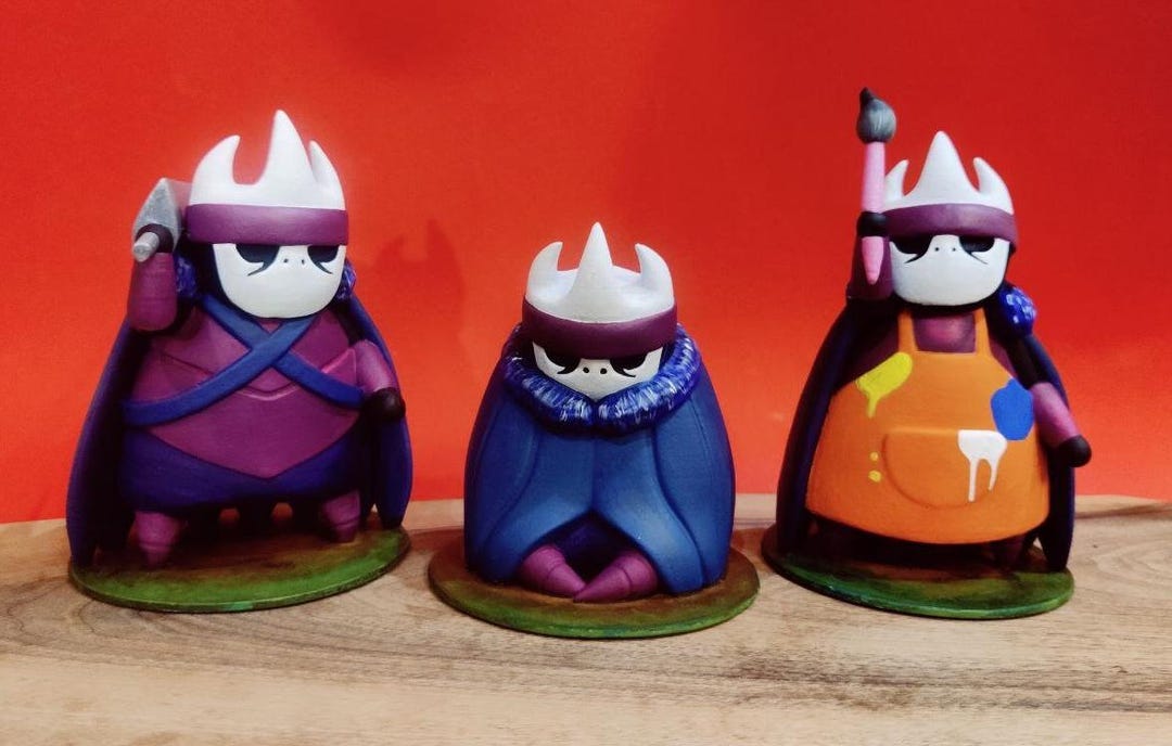 Hollow Knight GIFT for Fans Nailmasters Oro, Mato, Sheo Collectible ...