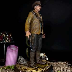 Arthur Morgan Painted Figure From the Game RDR2. the Main Character of ...