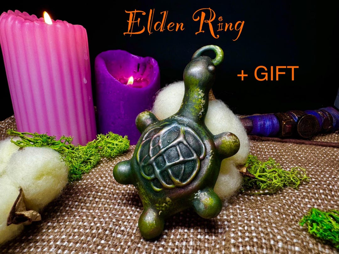 Elden Ring Green Turtle Talisman GIFT Handcrafted Talisman Artifact ...