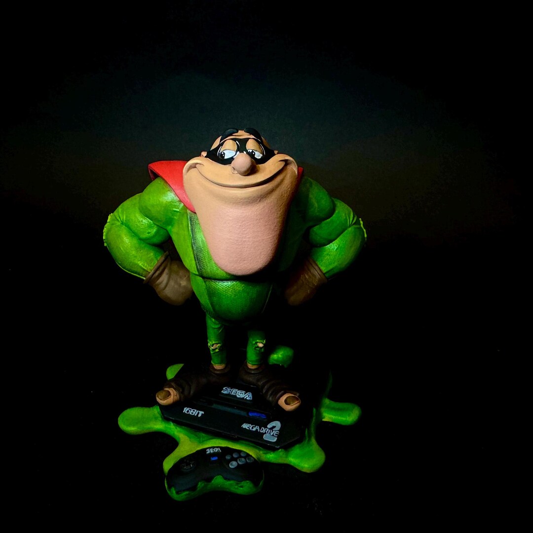 Boogerman Gift Figure for Retrogames Fan Custom Handmade Collectible ...