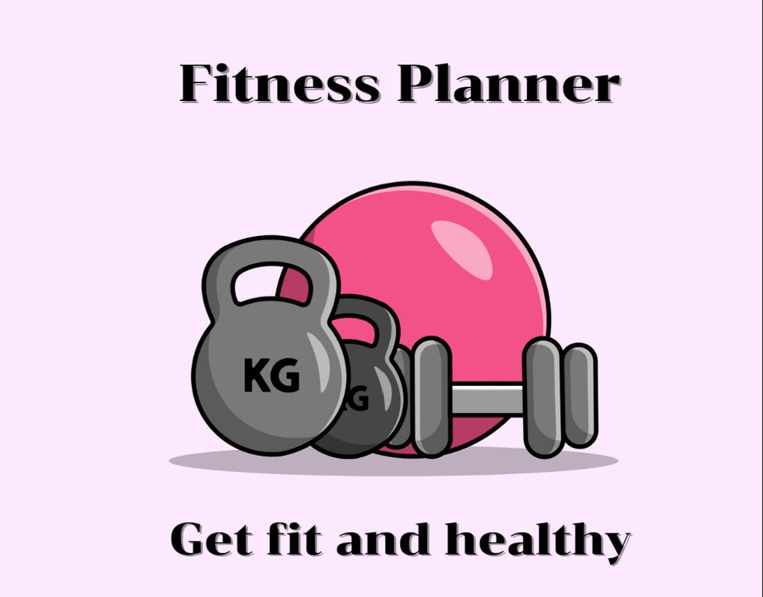 Printable Fitness Planner, Nutrition Planner, Get Healthy Planner ...