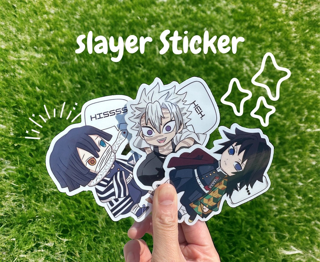 Demon Ghost Hunter Slayer Sticker Glossy/holographic Gi-yuu San3mi ...