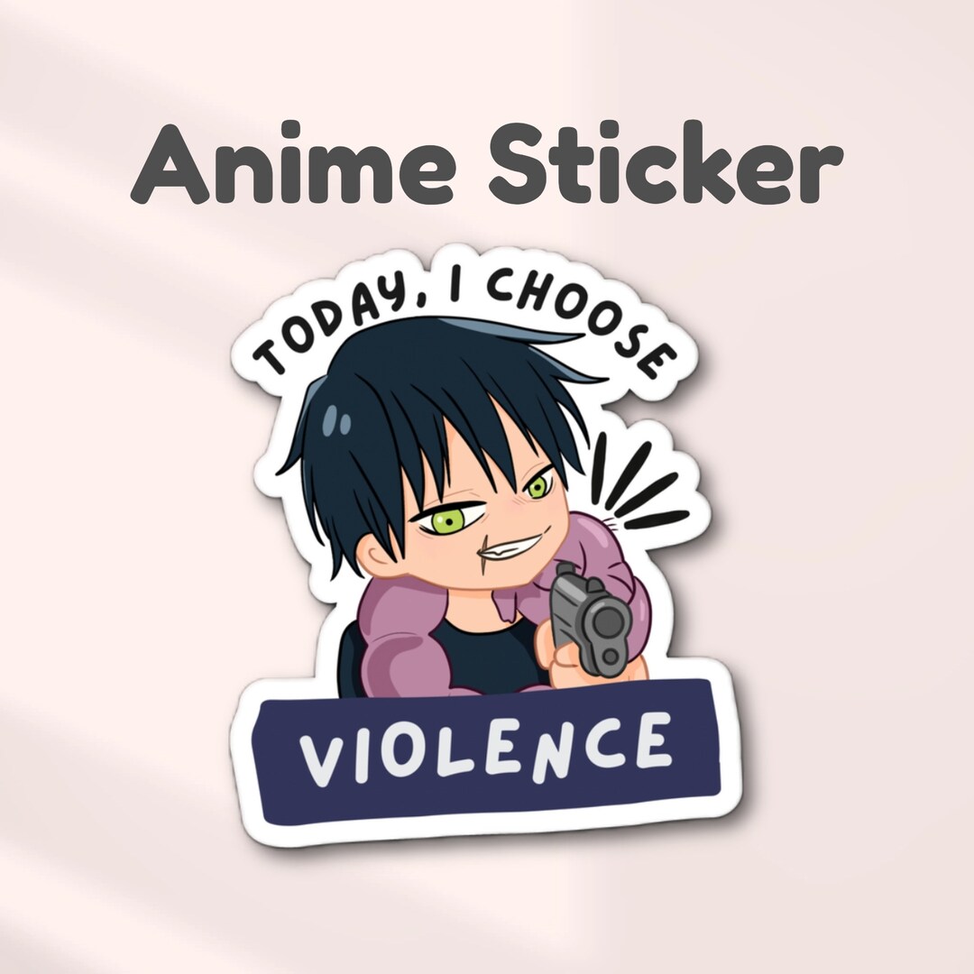 Anime Toji JJK Art Demon Cursed Spirit Juijutsu Anime Sticker Water ...