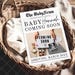 The Baby Times Newspaper Special Edition Template, A Baby is Coming ...