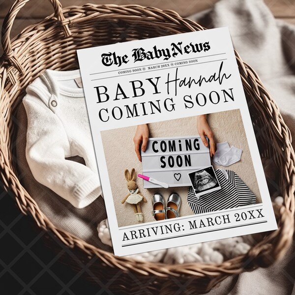 Baby Coming Soon Sign - Etsy