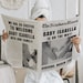 Pregnancy Announcement With Newspaper, News Tabloid Template for Baby ...