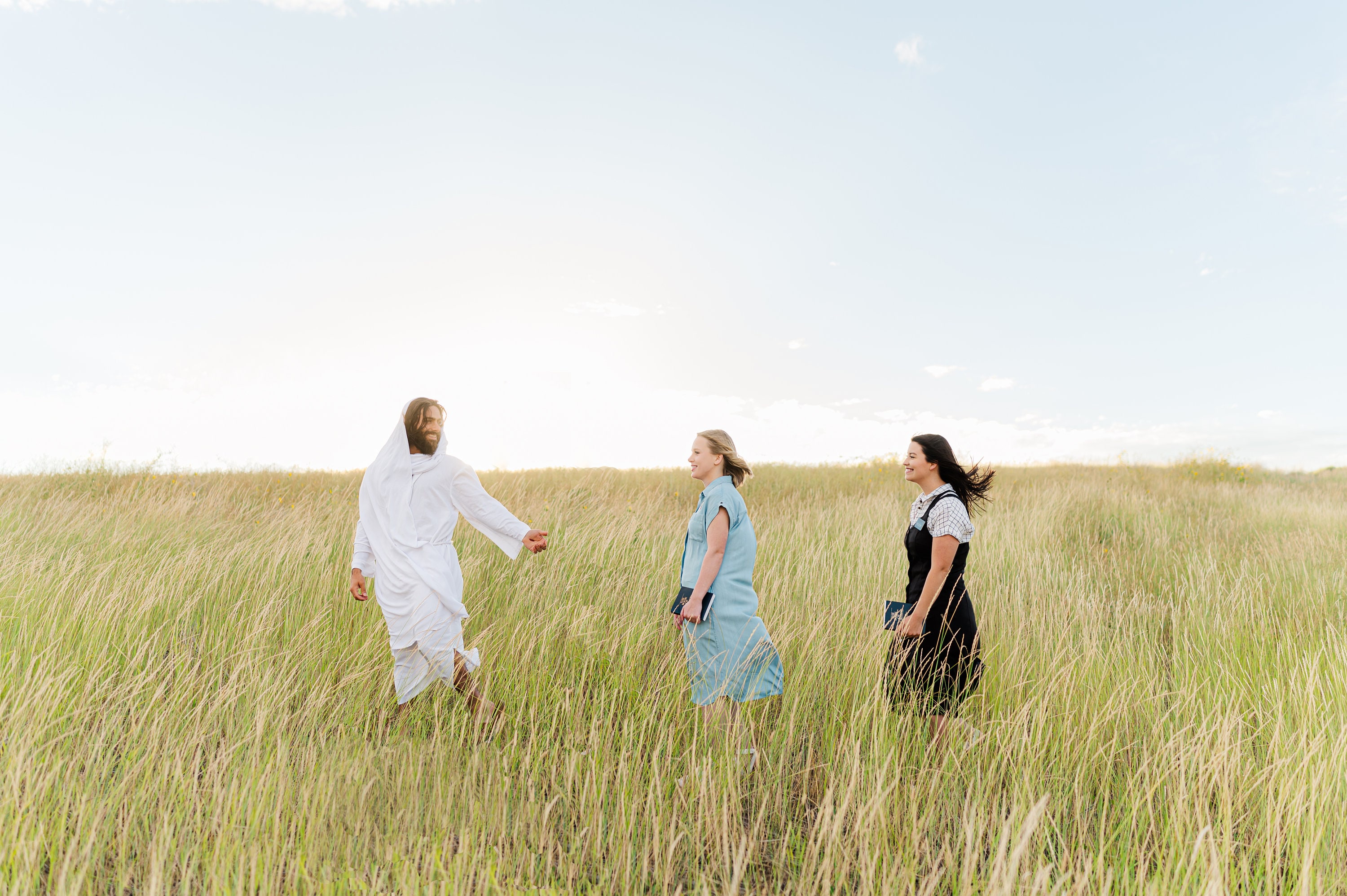 Jesus Christ LDS Missionary Art Sister Missionary With Christ - Etsy