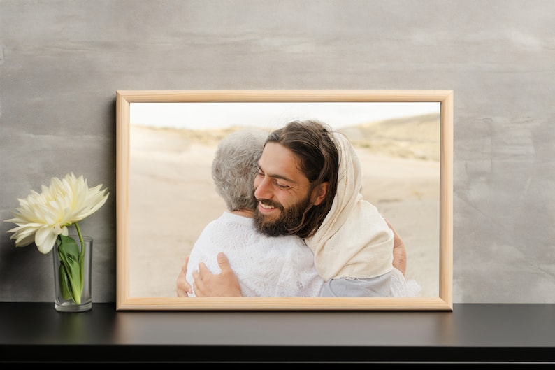 Jesus Christ With the Elderly "well Done" Christian Art LDS Art ...
