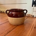 Antique Ceramic Bean Pot - Etsy
