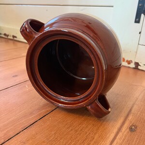 Antique Ceramic Bean Pot - Etsy