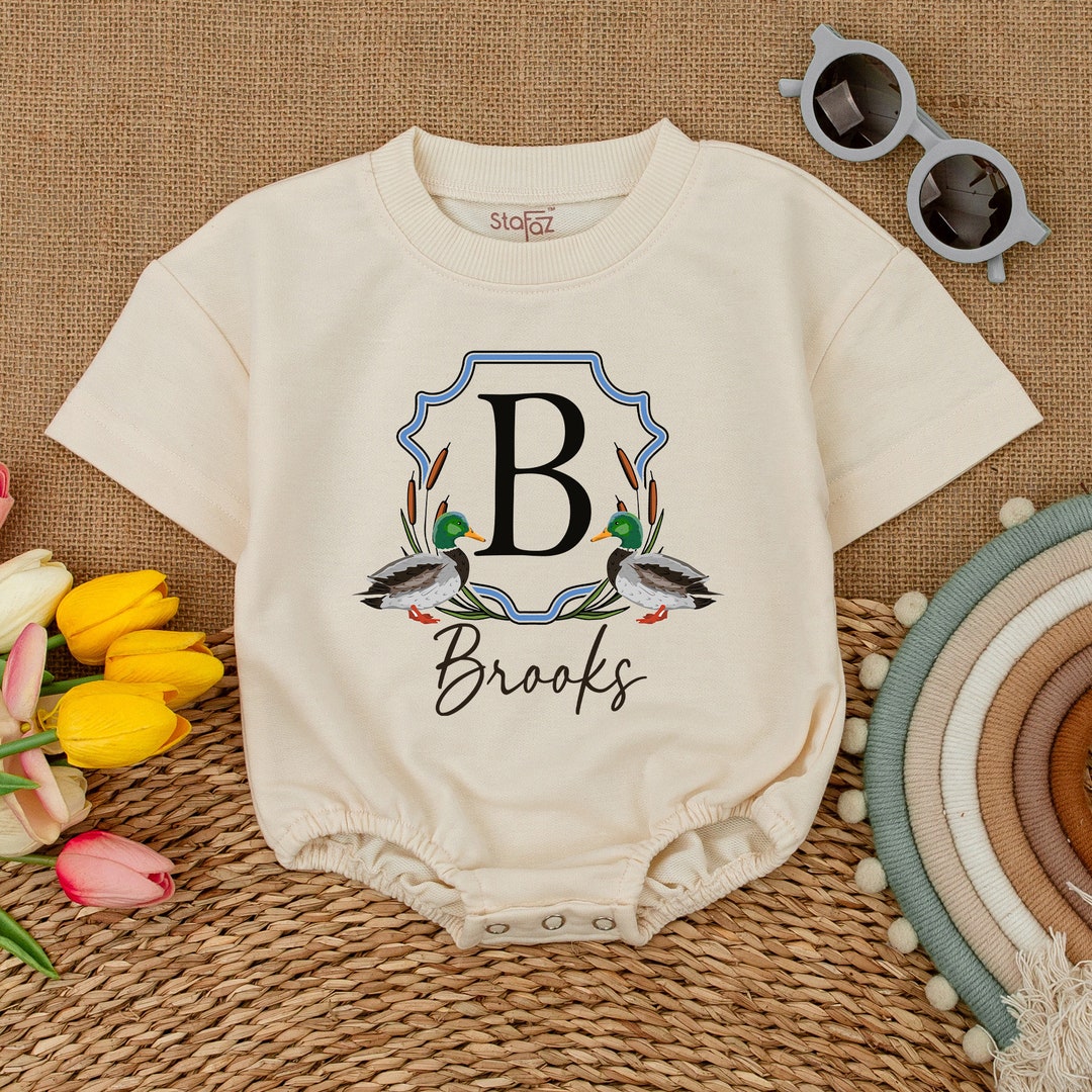 Custom Mallard Ducks Romper, Duckling Baby Bodysuit, Daddy's Hunting ...