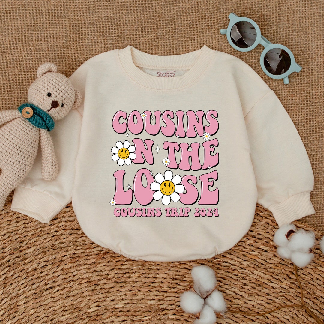 Cousins on the Loose Romper, Cousin Crew Bodysuit, Smiley Face Outfit ...