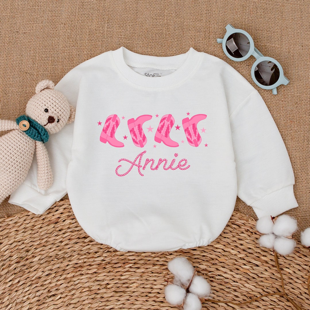 Custom Cowgirl Boots Romper, Western Boots Baby Bodysuit, Girl Rodeo ...