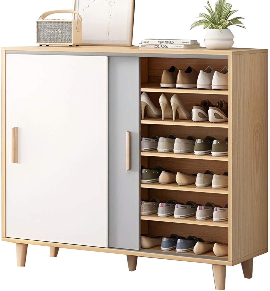 Wooden Shoe Storage 120 Cm Wooden Shoe Cabinet Wooden Rack Shoe Storage ...