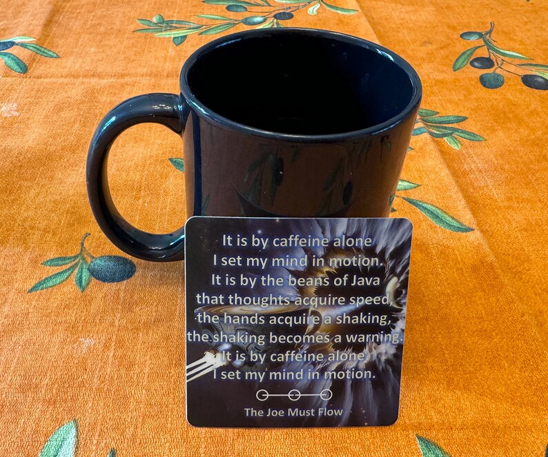 The Programmer's Mantra or Coffee Mentat's Credo 3x3 Laptop or Coffee ...